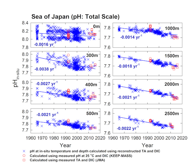 Unexpected Acidification Of Deep Waters In The Sea Of Japan Due To Global Warming Ocean 